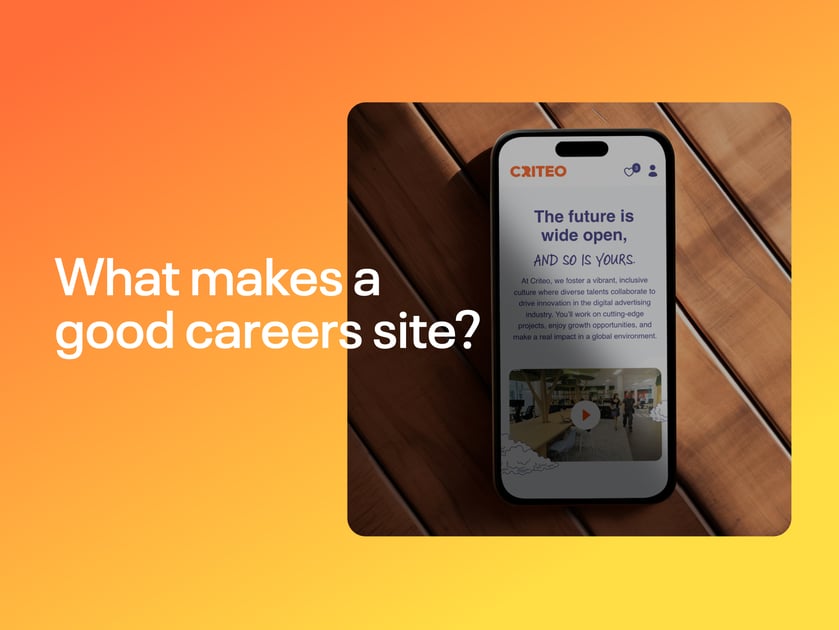 What makes a good careers website? | Happydance